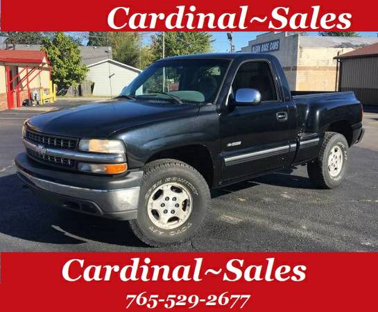 2000 Chevy Silverado Stepside 4X4 Sharp! Cardinal-Sales.com - $5995 ...