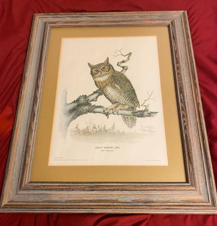 Great Horned Owl Print by Tony Biagi, Signed Limited Edition $125 ...