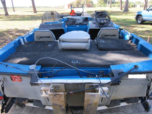 1989 Venture 18 foot bass boat with trailer and title no motor $1,500 ...