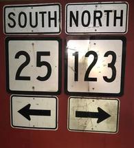 Street Road Signs Double sided TWO Johnson Dr Tommys Ranch Dr. $100 ...