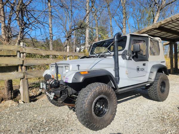 JEEP WRANGLER YJ - Full Galvanized Frame Fiberglass Body, Winch $22,000 ...