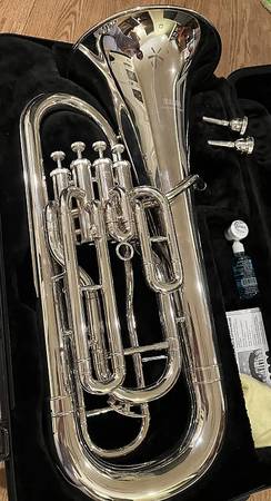 Yamaha YEP-321S Intermediate 4-Valve Euphonium 2010s - Silver-Plated ...