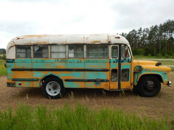 1955 Chevy Short Bus - Chevrolet 4500 School Bus - $15000 (Mancelona ...