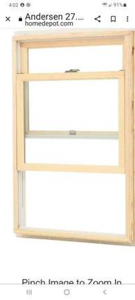 2x Andersen Lower Window Sash 34x23 Low-E4 Glazing Fully Divided Lites ...