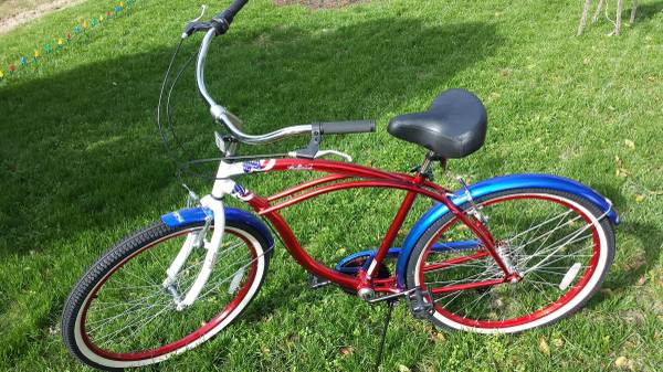 Budweiser Beach Cruiser Bike bicycle for sale 7 SPD $200 | Bikes For Sale | Norfolk, VA | Shoppok