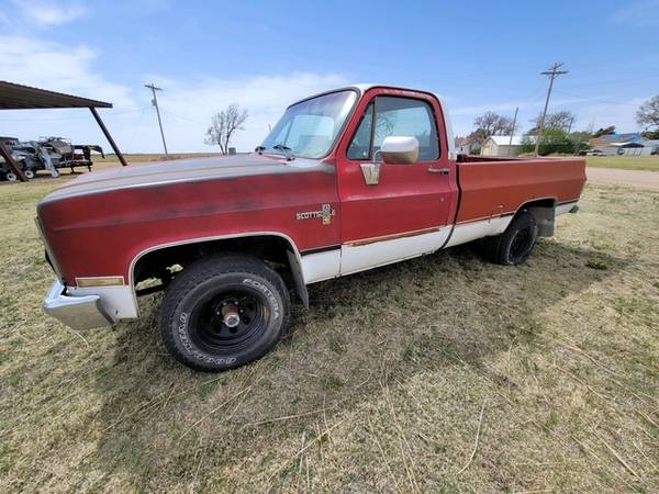 1985 Chevy Square Body K10 Scottsdale - $2,250 (Quinter) | Cars ...