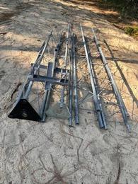 Cb Ham radio 40 ft tilt over crank up tower $200 | Electronics For Sale ...