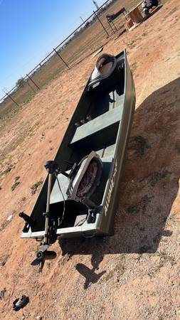 12 ft john boat and trolling motor $123 | Boats For Sale | Odessa, TX ...