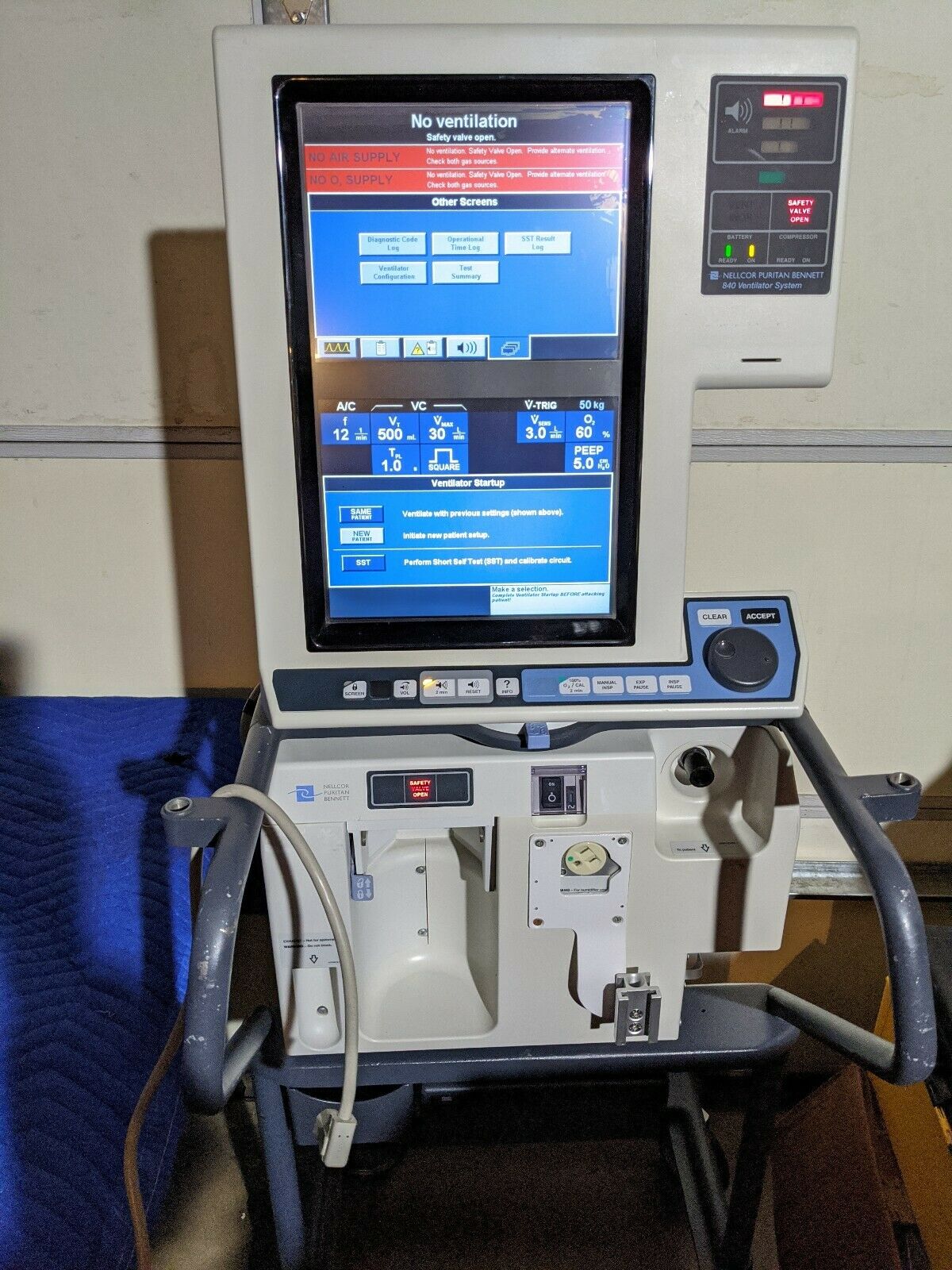 Puritan Bennett 840 Ventilator System with 802 BPS | Tools For Sale ...