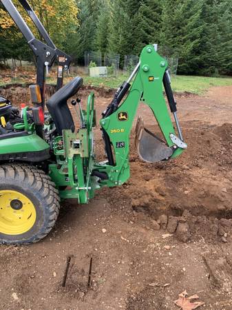 2022 John Deere 260B Backhoe $6,500 | Garden Items For Sale | Olympic ...