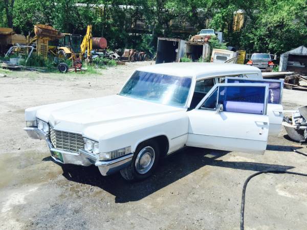 1969 Cadillac hearse hot rod drag car rat rod classic chevy - $2000 ...