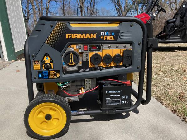 Firman Dual Fuel Portable Generator w/Electric Start $650 | Tools For ...