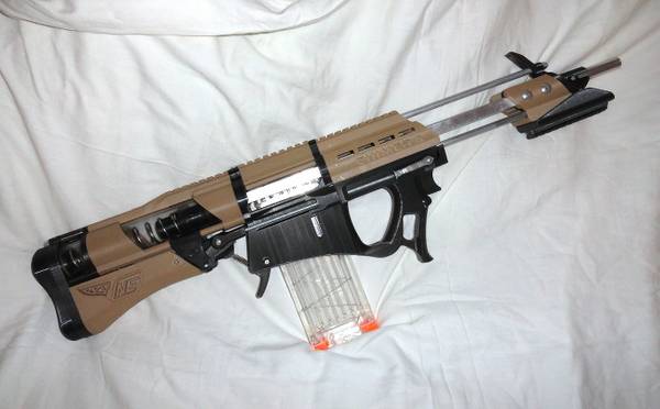 CHIMERA Bullpup 325fps NERF Dart Blaster 3D Printed w/K26 Spring $159 ...