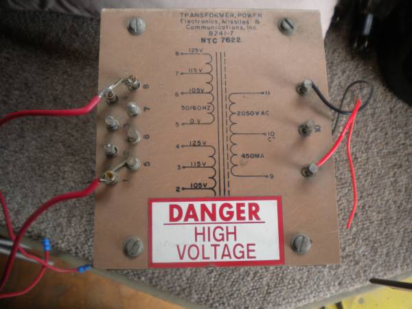 Ham Radio HV Plate Transformer $100 | Electronics For Sale | Orange ...