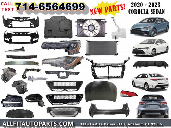 NEW Autobody Parts Bumper, Lamp, Radiator, Fender and more... | Auto ...