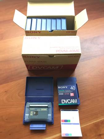 Sony PDVM-40ME DVCAM video tape cassettes (MiniDV) - $30 (Costa Mesa ...