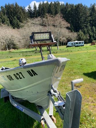 1983 Valco 13 foot boat with extended trailer ready to go fishing 2,225 ...