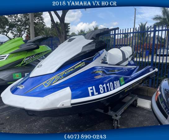 2018 Yamaha VX HO Cruiser $9,190 | Boats For Sale | Orlando, FL | Shoppok