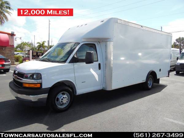 2022 Chevy Express 3500 Box Truck Box Van Cutaway Step Van Truck ...