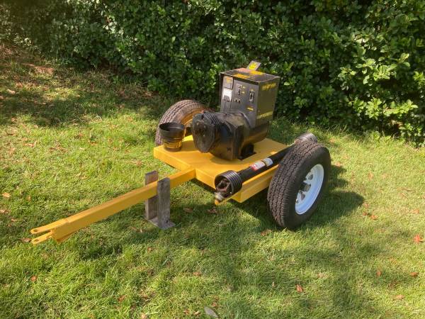 30kw 250a pto generator w/trailer/cart hurricane diesel tractor $2,900 ...