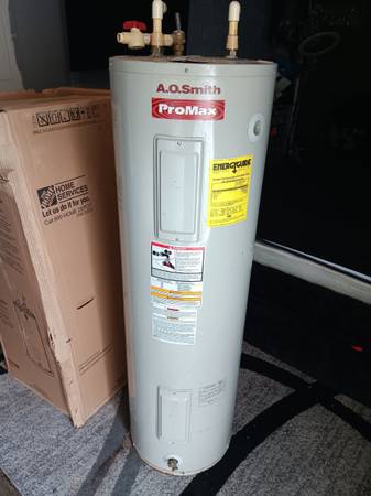 52 gallon A.o. Smith Promax water heater $200 | Materials For Sale ...