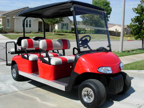 2013 ezgo RXV 48v stretched limo golf cart - $7500 (golf cart; golf ...