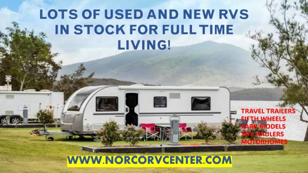 RV Park Models Travel Trailers 5th Wheels Motorhomes- FULL TIME LIVING ...