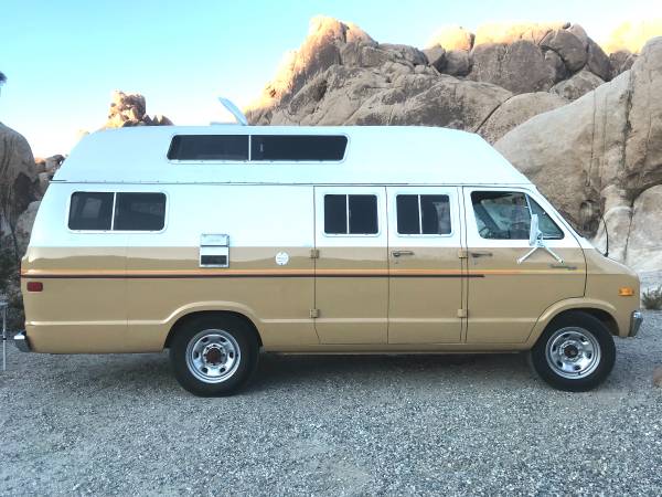 amazing 1978 dodge van camper tradesman B300 - $25,000 (yucca valley ...