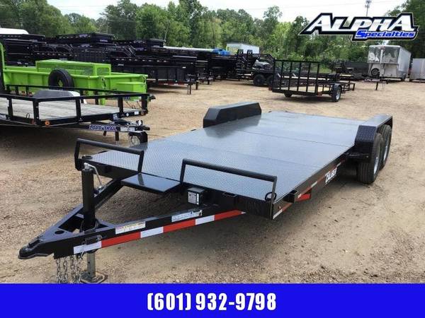 2022 Caliber Car Hauler 20 Car Hauler Flatbed Trailer 10400 LB GVWR ...
