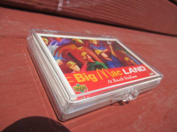 McDonald Big Mac Land Busch Stadium Card Set $9 | Sports Goods For Sale ...