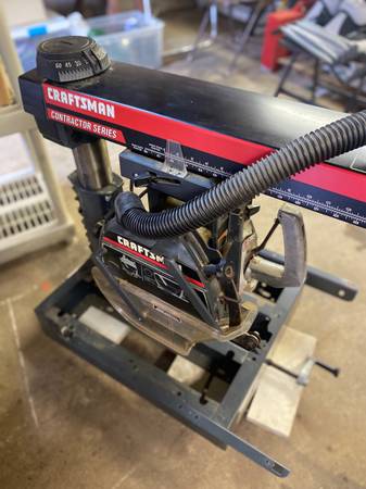 CRAFTSMAN CONTRACTOR SERIES 10” RADIAL ARM SAW(like new) $100 | General ...