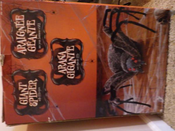 Giant 3 Foot Hairy Spider Many Red Light Eyes $25 | General Items ...