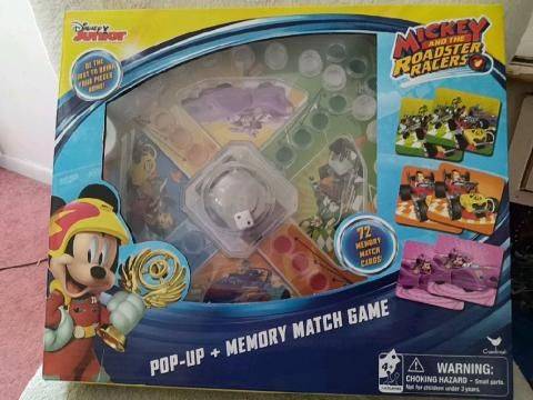 Mickey and the Roadster Racers Pop-Up + Memory Game $10 | General Items ...