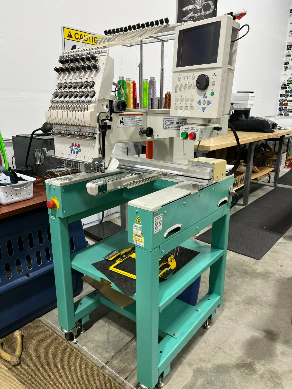 Tajima Single Head 15 Needle Embroidery Machine TEMX-C1501 | Tools For ...