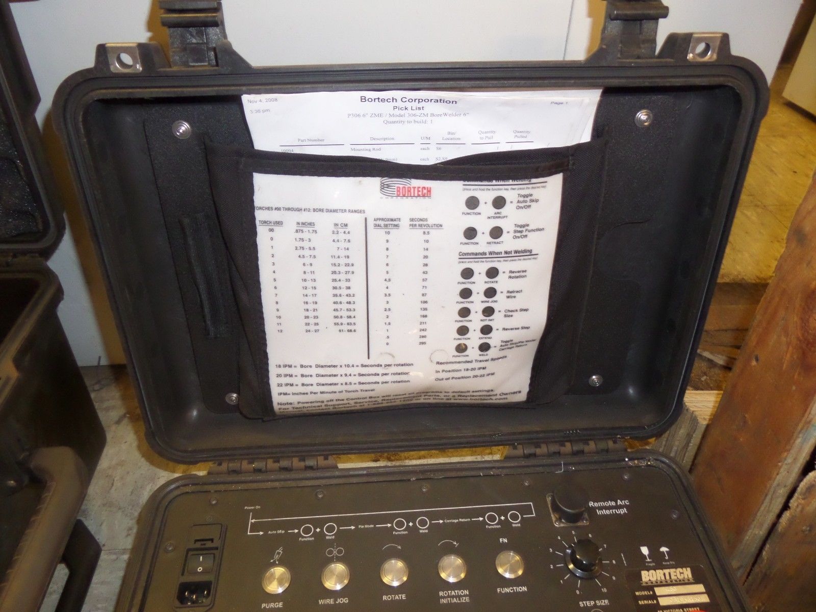 2010 Bortech 306-Z Bore Welder Portable Line boring welding system ...