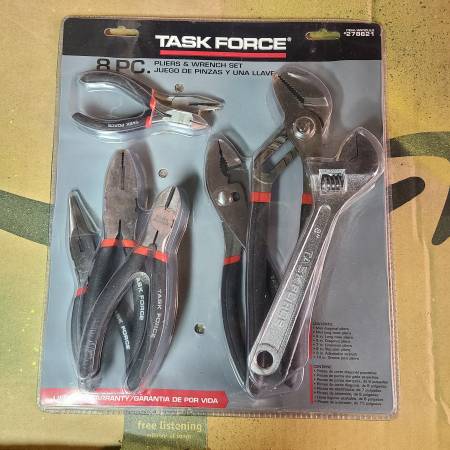 task force pliers and wrench set #278621 $16 | Tools For Sale ...