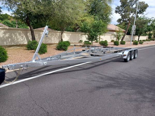 2023 BOAT / YACHT TRAILER HOMEM triple AXLE HEAVY DUTY, Five LUG WHEEL ...