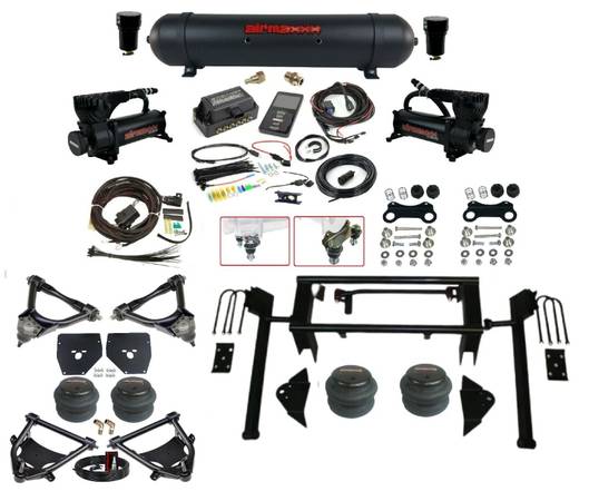 C10 Complete Air-Ride Suspension Kit Front Rear-Air Lift-Ride $4,900 ...