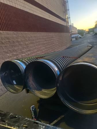 Culvert pipe HDPE double walled 24 X 20 $400 | Materials For Sale ...