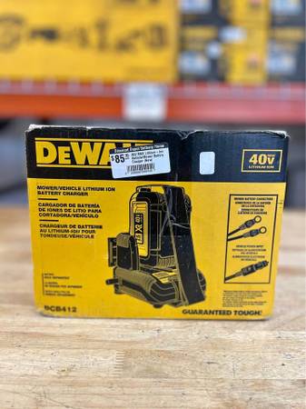 DEWALT 40V MAX Lithium-Ion Vehicle/Mower Battery Charger $85 | Tools ...