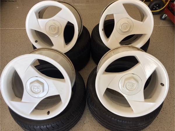 Dodge Viper Original OEM Set of 4 Wheels and Center Caps 1992-1995 ...