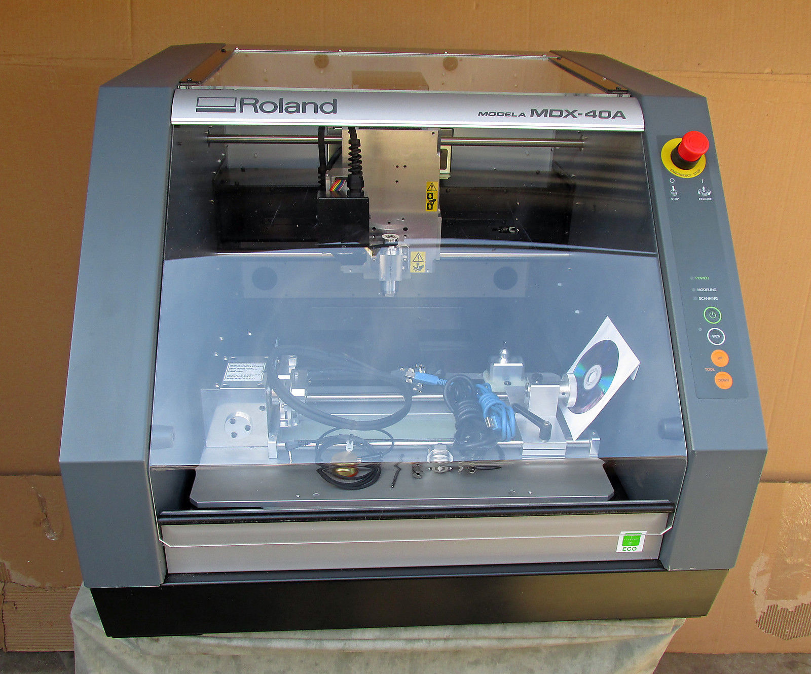 Roland MDX-40A CNC Mill Machine With 4Th Axis | Tools For Sale ...