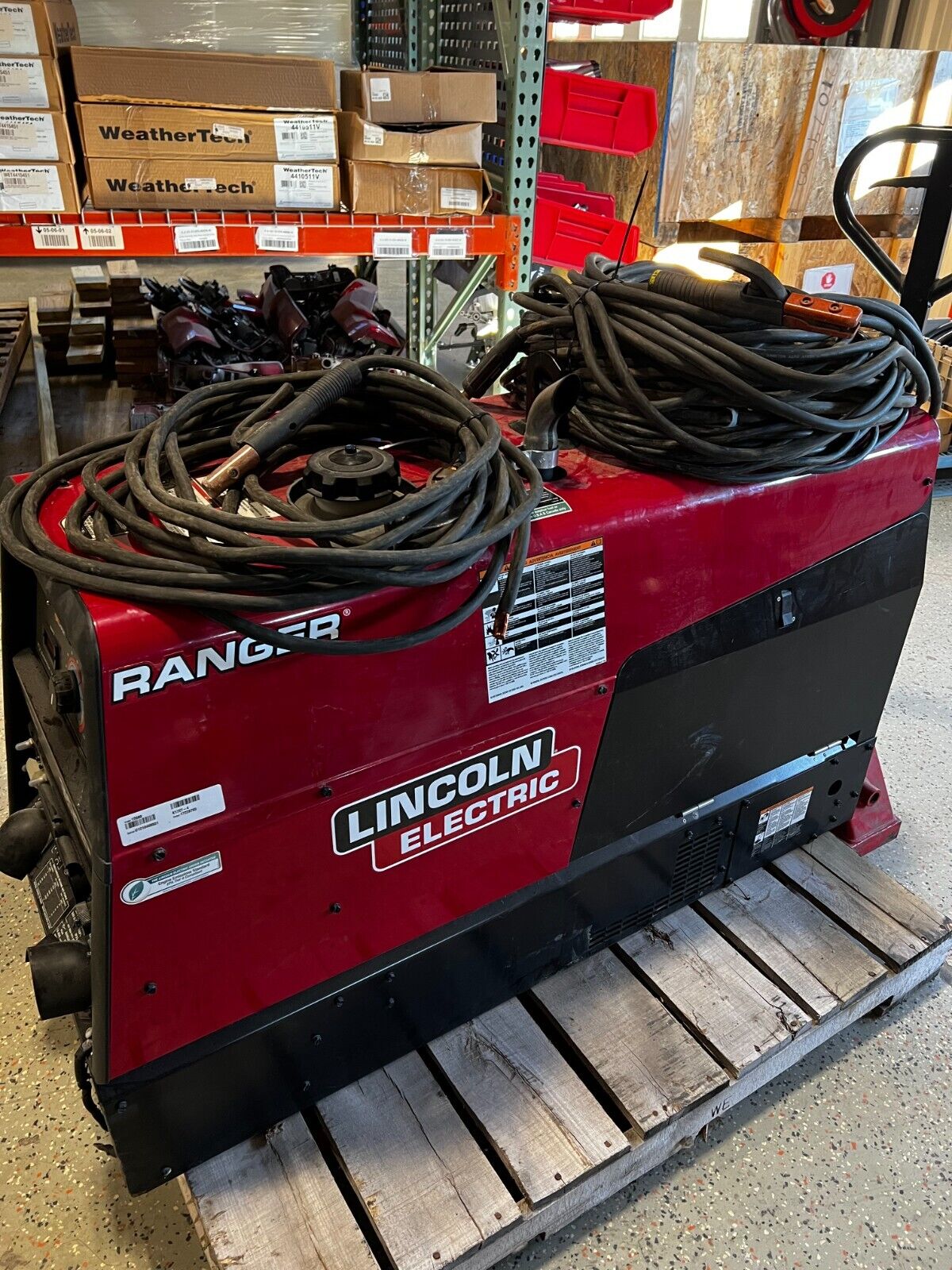 Lincoln Ranger 305D K1727-4 with Leads, Remote Control Kit Welding Hose ...