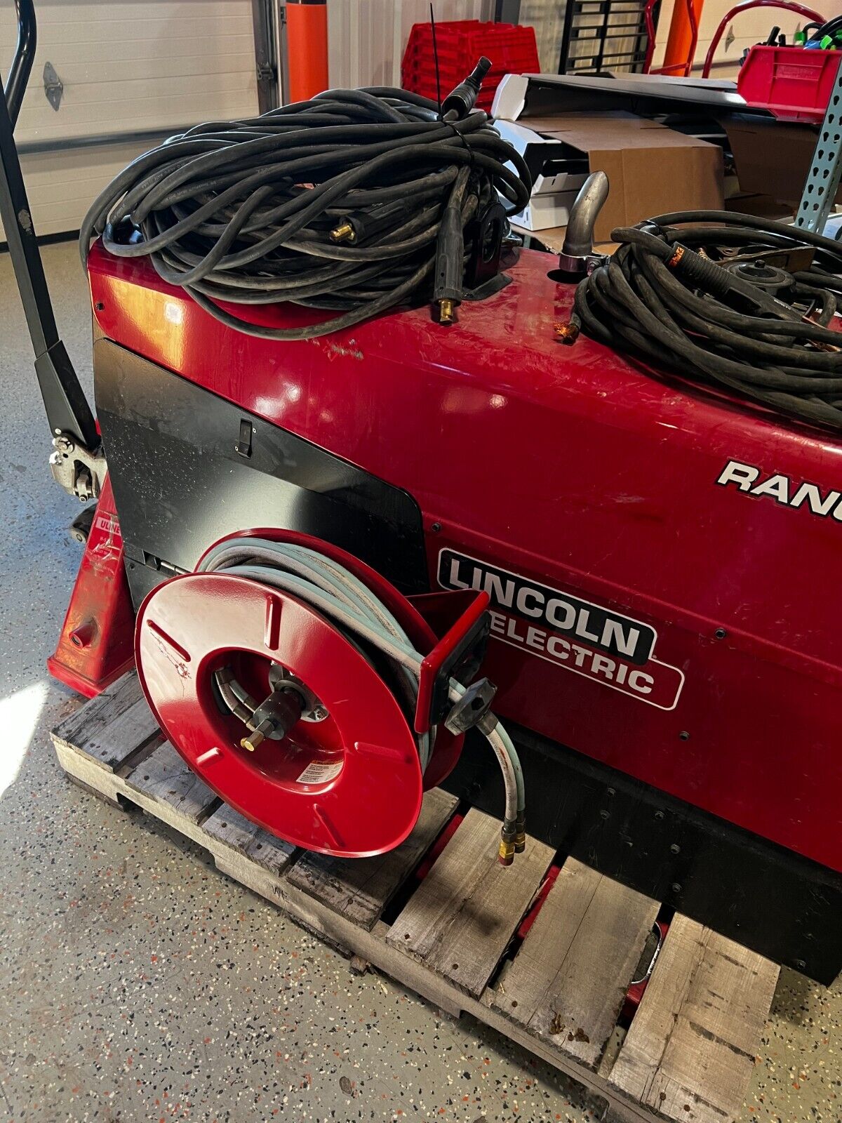 Lincoln Ranger 305D K1727-4 with Leads, Remote Control Kit Welding Hose ...