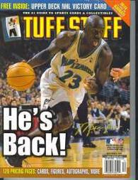 MICHAEL JORDAN tuff stuff jr magazine 91 finals w/ card inserts $25 ...