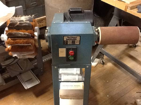 RELIANT PNEUMATIC DRUM SANDER WITH FLAP WHEEL $550 | Tools For Sale ...