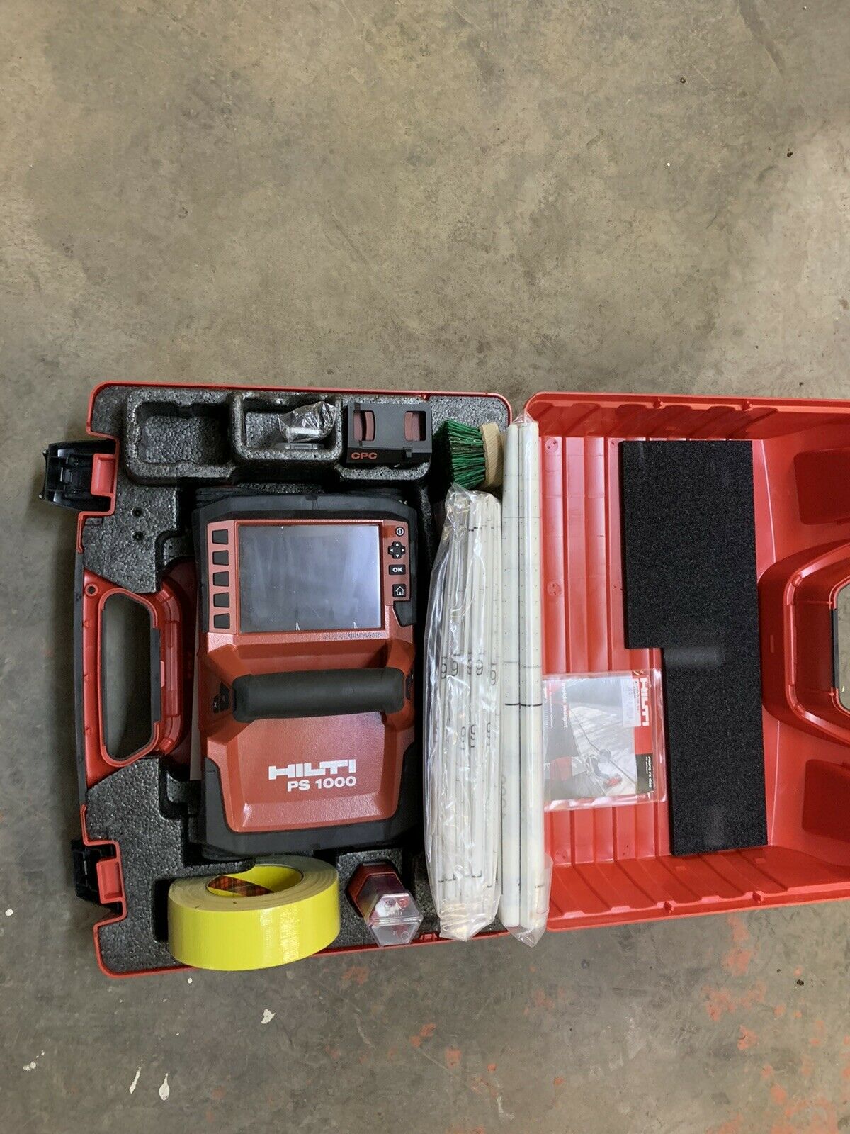Hilti PS1000-B Scan Concrete Scanner Ground Penetrating Radar System ...