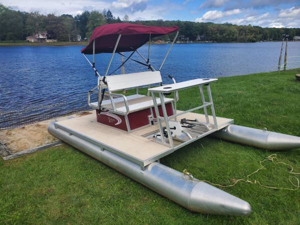 pontoon paddle boat $4,000 | Boats For Sale | Pocono Mountains, PA ...