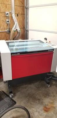 Trotec Speedy 300 CO2 80 Watt Laser Engraving Machine with Rotary ...