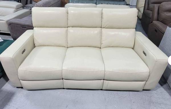 New Kramer Top Grain Leather Power Reclining Sofa $1,100 | Furniture ...